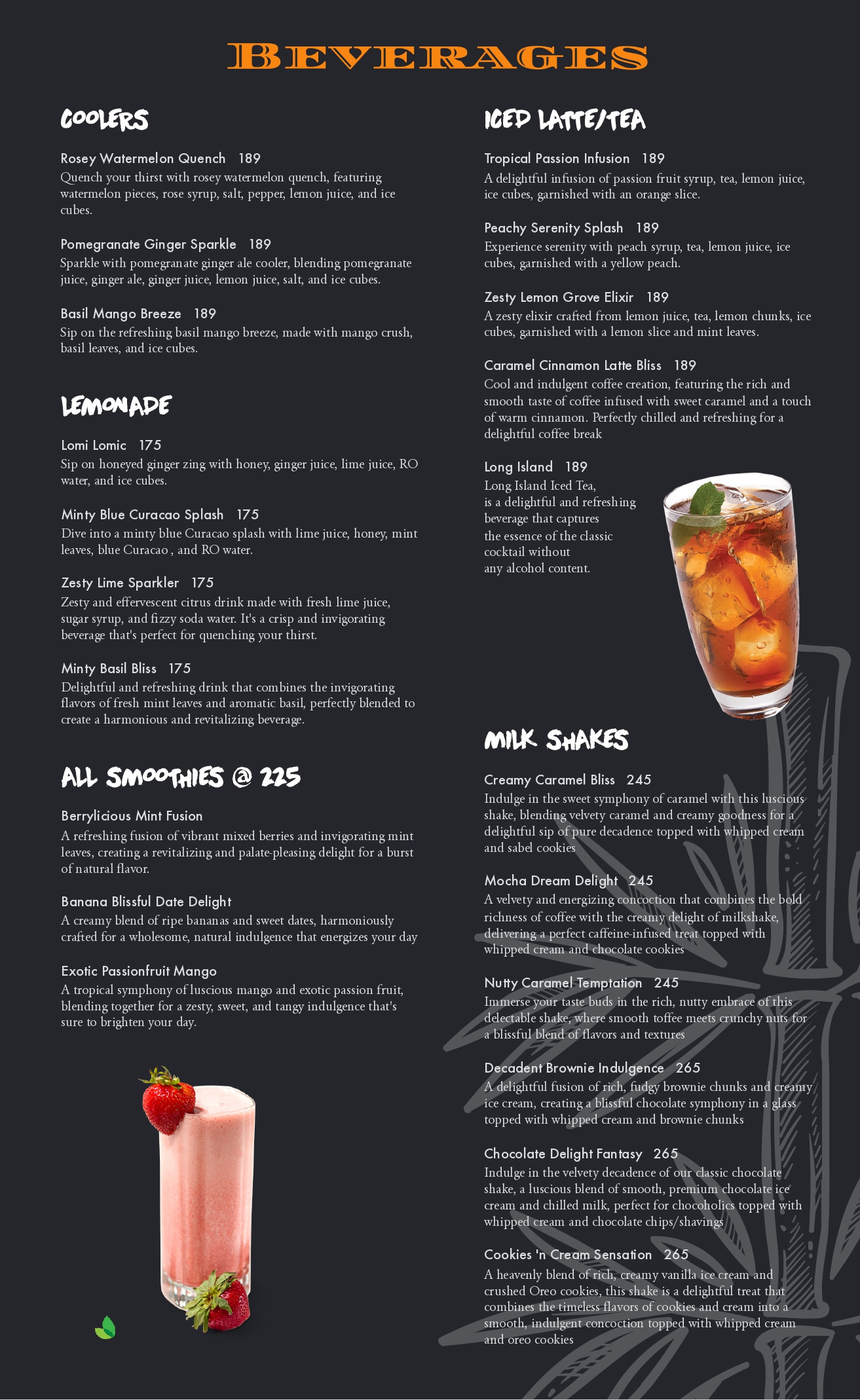 Shokudo Japanese and Pan Asian Restaurant : Menu